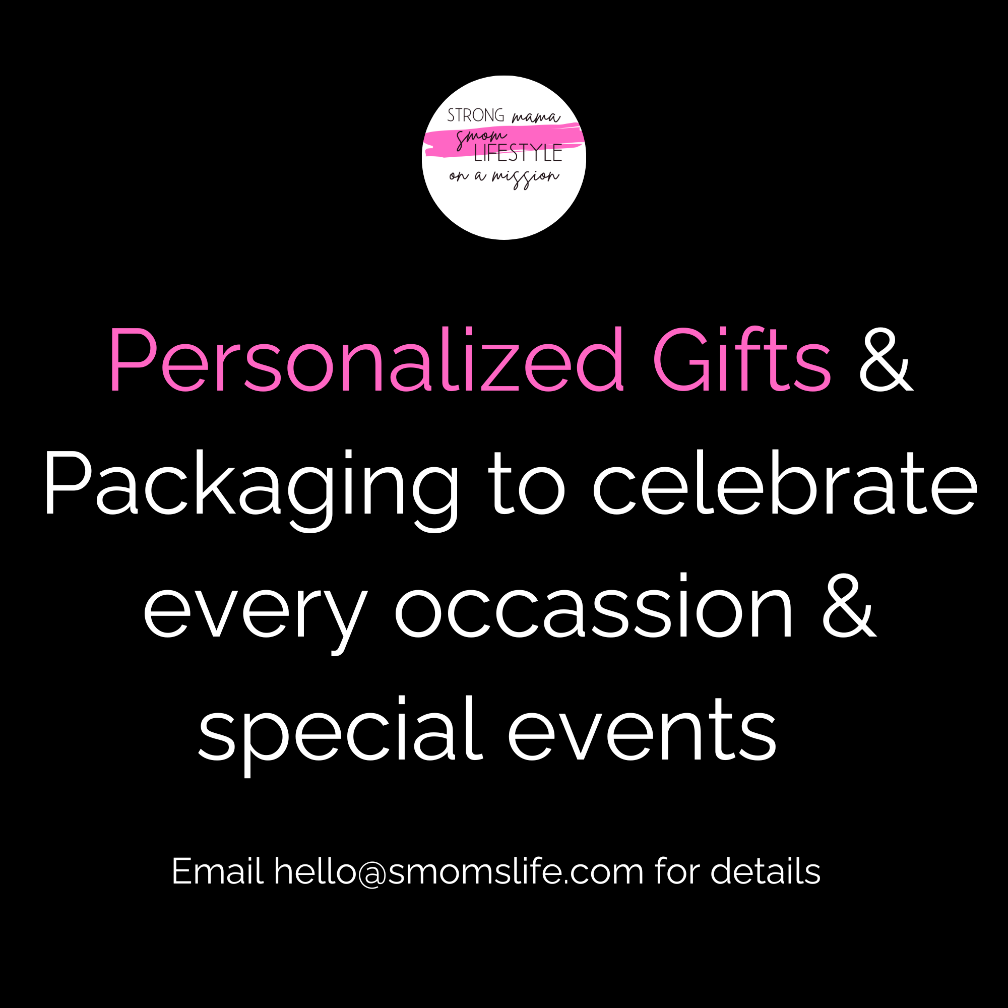VIP Personalized Gifts & Custom Orders – Smom's Lifestyle Bath ...